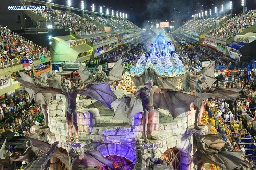 Splendid samba parade in Brazil - Global Times