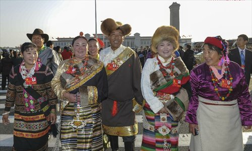 Delegates of CPC congress arrive at Great Hall of the People - Global Times