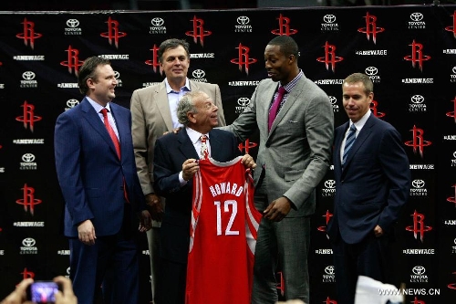 Houston Rockets formally announces Dwight Howard as member - Global Times