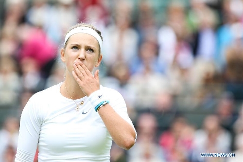 Wimbledon 2013: Azarenka survives painful fall - Global Times