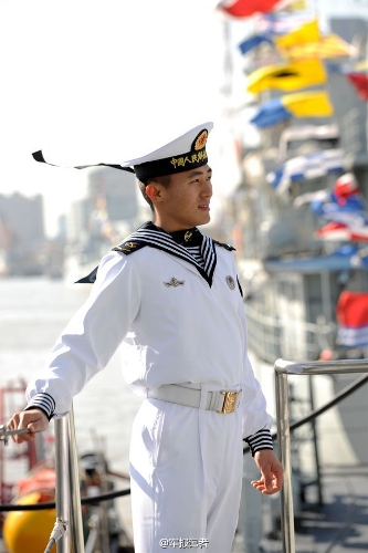 Chinese Navy soldiers put on new uniform - Global Times