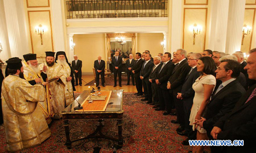 New Greek coalition govt sworn in - Global Times