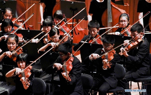 Symphony orchestra of Beijing No. 101 Middle School performs at Sydney ...