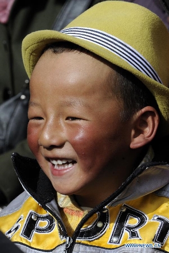 Smiling faces in Tibet - Global Times