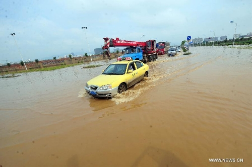 Heavy rainfall hits S. China's Guangxi - Global Times
