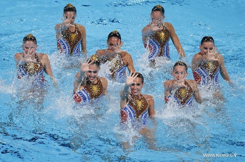 Russia win synchronised swimming gold medal in World Championships ...