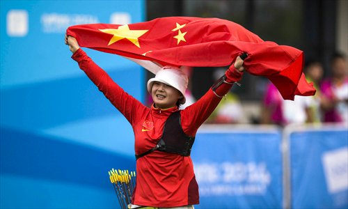 Chinese archer claims 2nd gold at YOG - Global Times