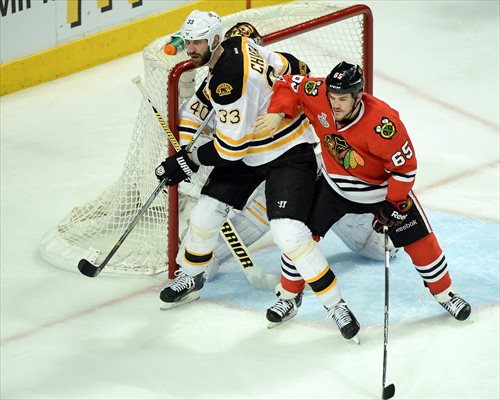 Late strike seals opening win for Blackhawks - Global Times