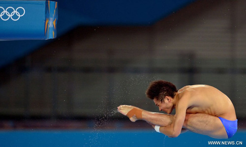 China's Qiu Bo wins men's 10m platform silver - Global Times