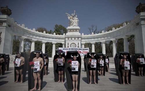 Activists protest against bullfighting in Mexico - Global Times