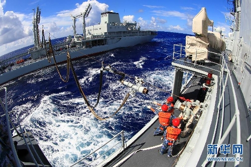 PLA Navy finishes replenishment for the 1st time - Global Times