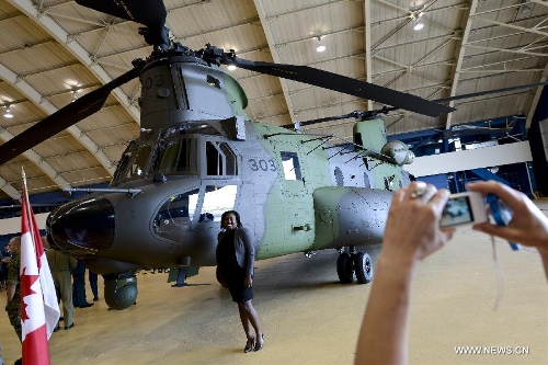 New CH-147F Chinook helicopters unveiled in Ottawa - Global Times