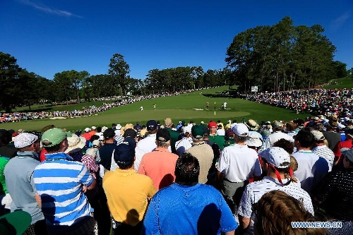 China's Guan Tianlang competes in US 2013 Masters golf tournament ...