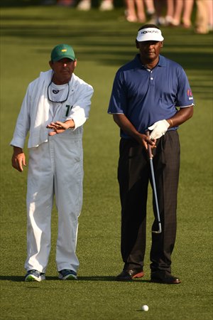 Caddie aims to keep even Masters keel - Global Times