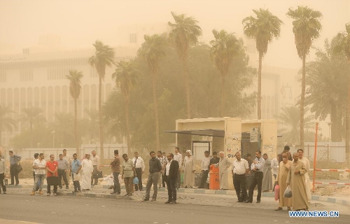 Sandstorm sweeps over Kuwait - Global Times