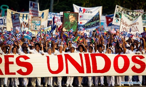 People participate in Labor Day rally across world - Global Times