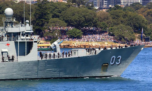 RAN 100th Anniversary International Fleet Review - Global Times