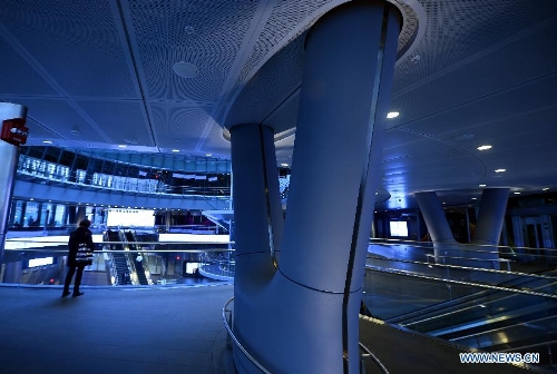 Views of subway hub Fulton Center in Lower Manhattan, New York - Global ...