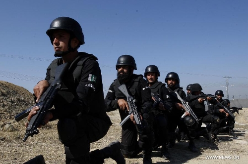 Police commandos train in Pakistan - Global Times