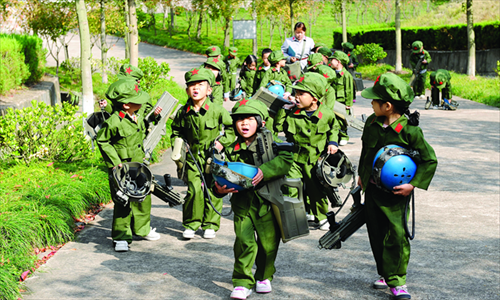 Young soldiers - Global Times