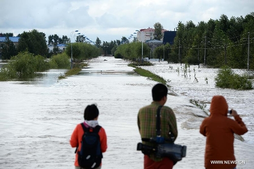 Villages flooded due to embankment breach on Heilong River - Global Times