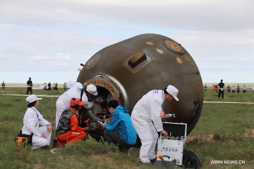In pictures: highlights of China's Shenzhou-10 mission - Global Times