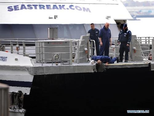 Ferry crashes into dock in New York, 57 injured - Global Times