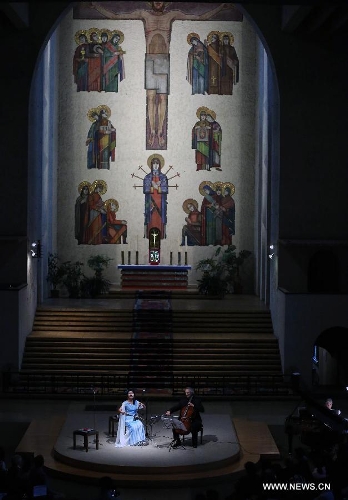 Chinese musician performs at concert in Germany - Global Times