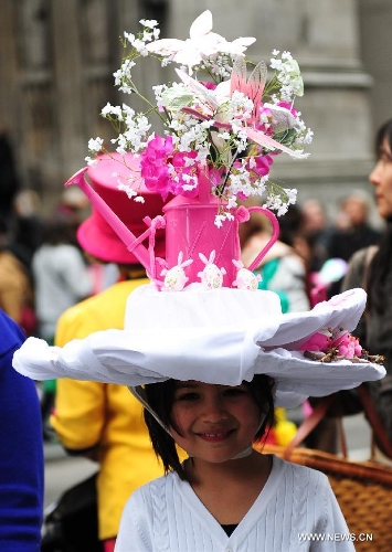 New York Easter Bonnet Parade held in Manhattan - Global Times