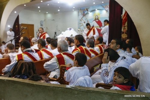 Egyptian Coptic Christians celebrate Coptic Orthodox Christmas Eve ...