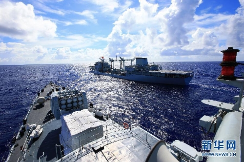 PLA Navy finishes replenishment for the 1st time - Global Times