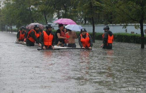 Typhoon Fitow brings torrential rainfalls to Zhejiang - Global Times