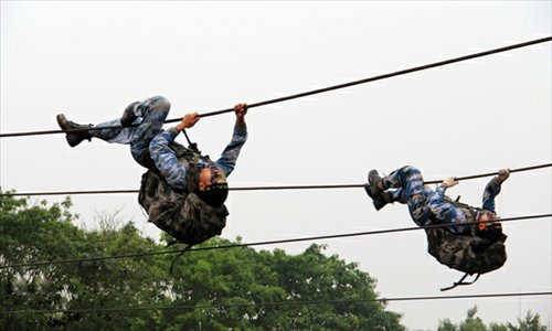 PLA marines in training - Global Times