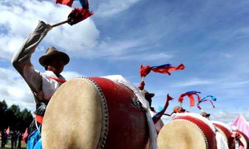 Dama festival kicks off in Gyangze, Tibet - Global Times