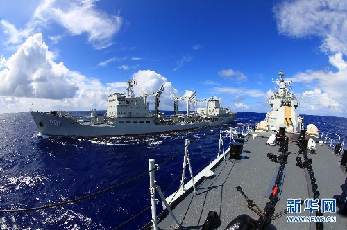 PLA Navy finishes replenishment for the 1st time - Global Times