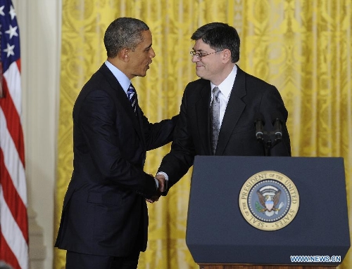 Obama nominates Jacob Lew as next Treasury Secretary - Global Times