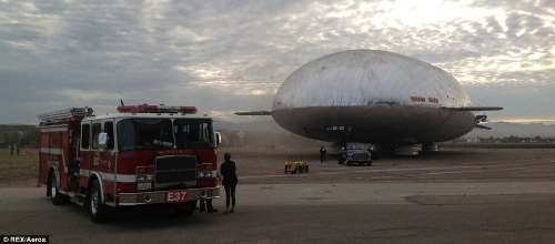 New giant airship built by US company - Global Times