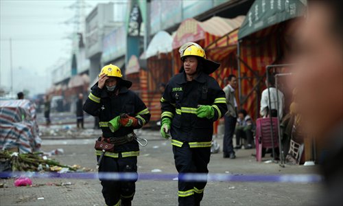 Massive market blaze kills 16, injures 5 in South China - Global Times