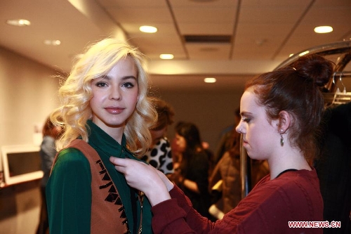 Models present creations in WHIT Fall 2013 collection in Manhattan of ...