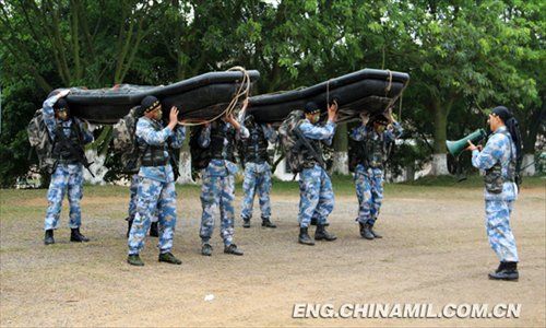 PLA marines in training - Global Times
