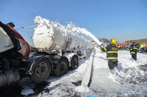Gas tanker truck explodes outside Jerusalem, killing one - Global Times