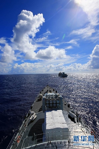 PLA Navy finishes replenishment for the 1st time - Global Times