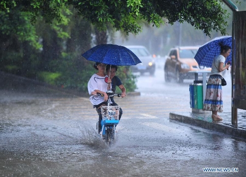 Heavy rain hits China's Guangxi - Global Times