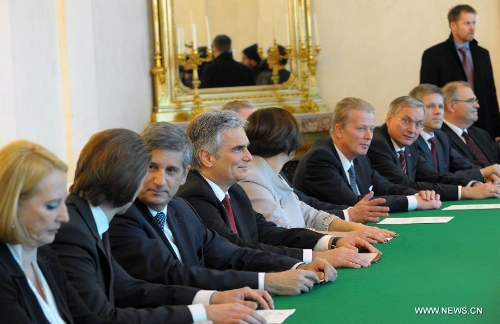Austria's new government sworn in - Global Times
