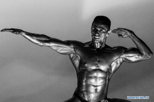 Bodybuilding competition 'Mr. Colombia' held in Bogota - Global Times