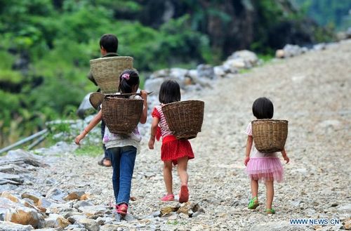 Children enjoy summer vacation in Guangxi's rural areas - Global Times