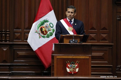 President joins 192nd anniv. of Peru's Independence - Global Times