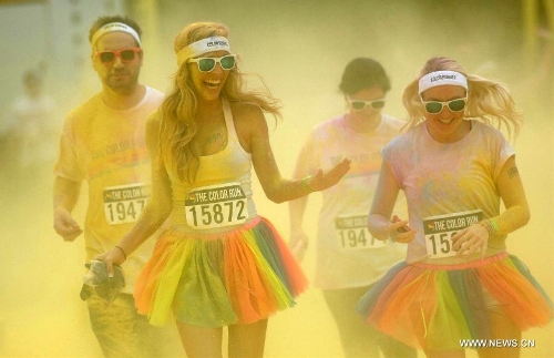 Color Run the happiest 5 km on the planet - Global Times
