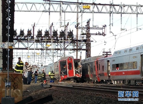 At least 60 injured in US train collision - Global Times