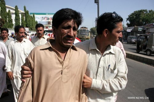 Pakistanis mourn for death of election candidate - Global Times